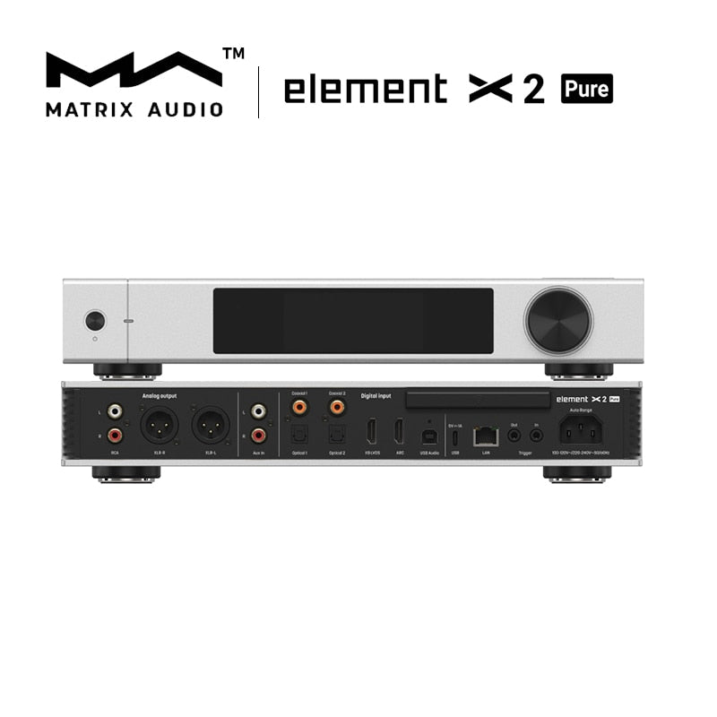 Matrix Element X2 Pure Music Streamer Roon Ready Player DLNA/UPnP Dual