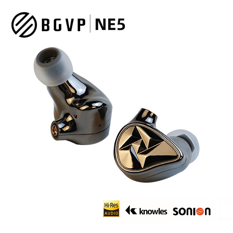 BGVP NE5 5BA IEMs EST Tribrid In Ear Montiors Redefining HiFi Earphone