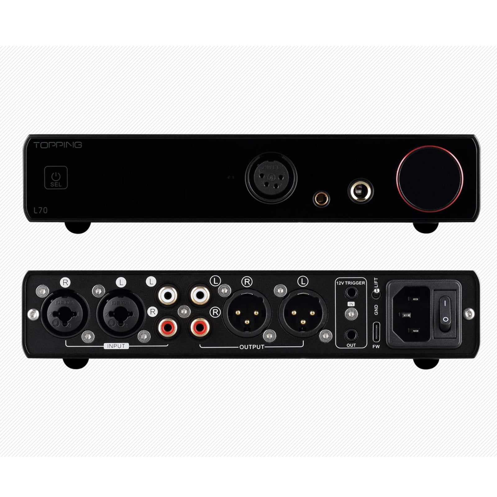 TOPPING L70 Full Balanced NFCA Headphone Amplifier 4Pin XLR / 4.4 Bala